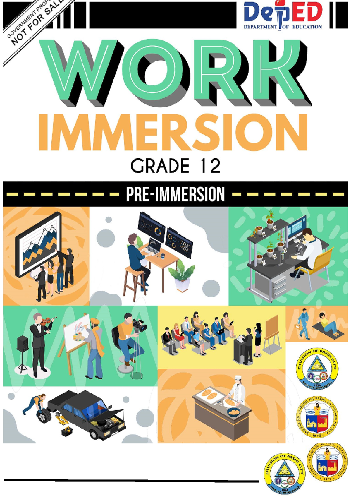 Pre-Immersion G12 Q3 SLM 2: Understanding Work Ethics Module - Studocu
