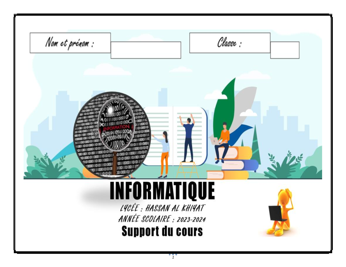 Support Cours EN Informatique : Troncs Communs & Modules 1-4 - Studocu