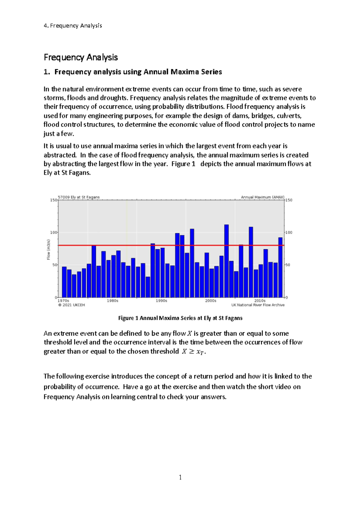 4. Frequency Analysis: Understanding Extreme Events and Return Periods ...