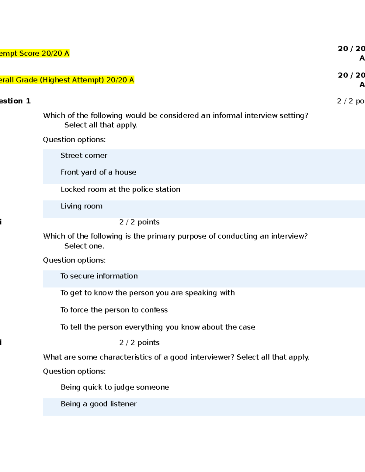 CJ-140 Module 5 5-3 Check Your Knowledge Quiz Review and Answers - Studocu