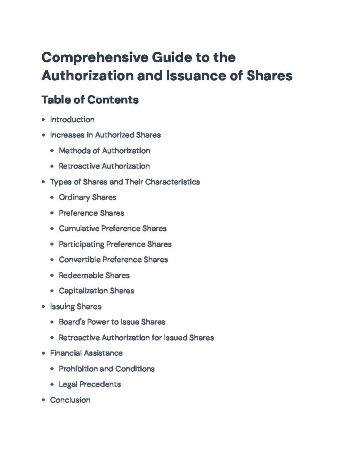 Comprehensive Guide to Share Authorization & Issuance Processes ...