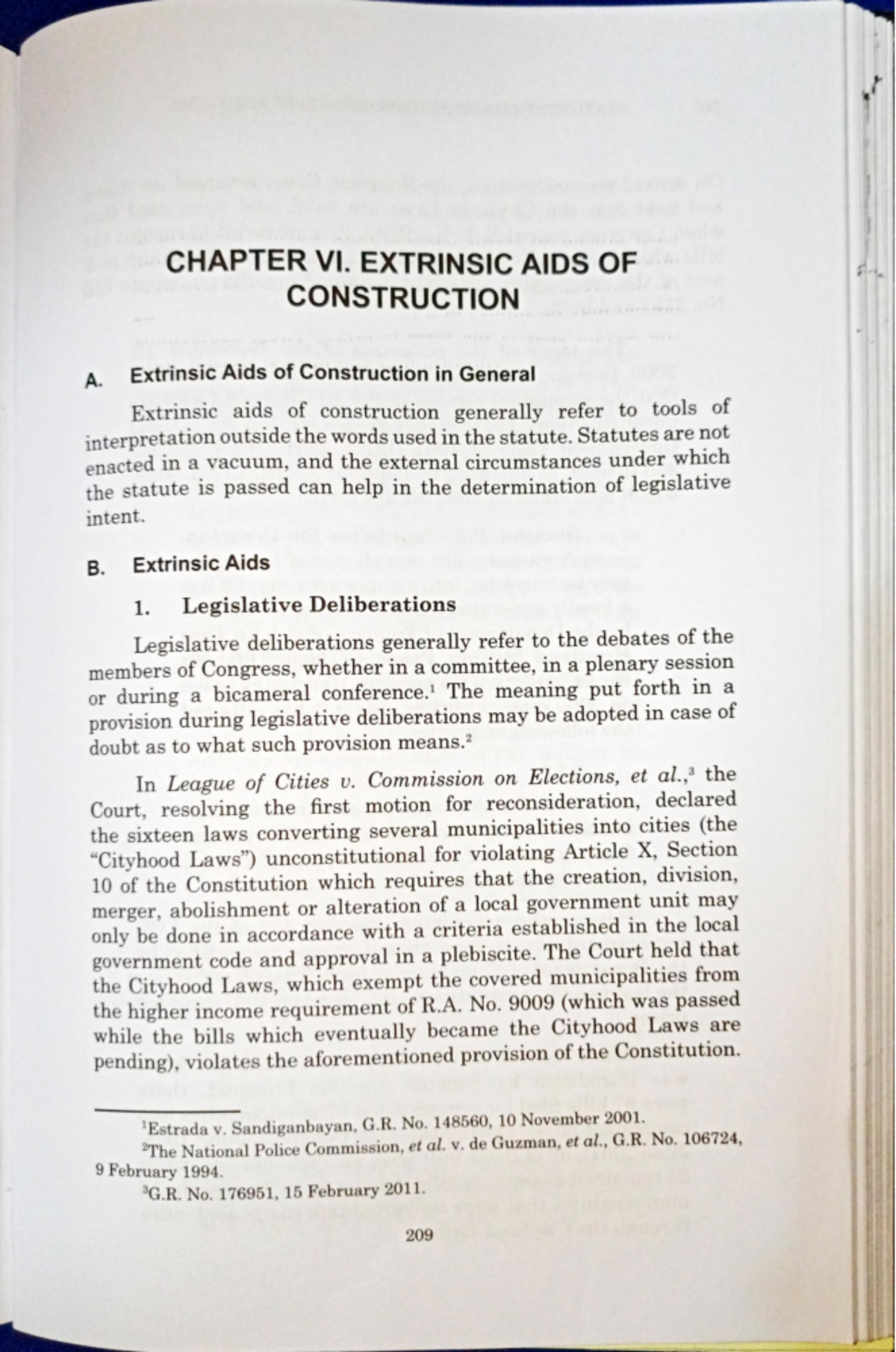Statcon Pilares Chapter 6 - CHAPTER VI. EXTRINSIC AIDS OF CONSTRUCTION ...