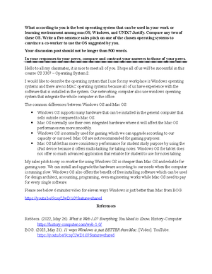 Graded Quiz Unit 3 CS 3307-01 Operating Systems 2 - Started on Wednesday, 26 April 2023, 9:07 PM ...