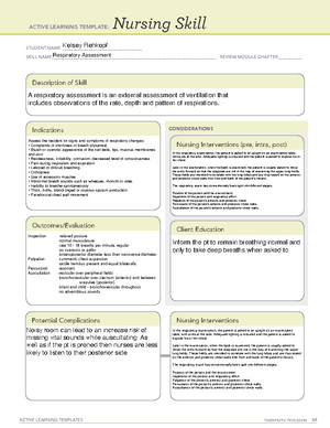 Pain Assessment - ATI Active Learning Template - ACTIVE LEARNING ...