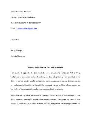 CV Peter Bomet County - class work - PETER BETT P. BOX 3 SIONGIROI ...