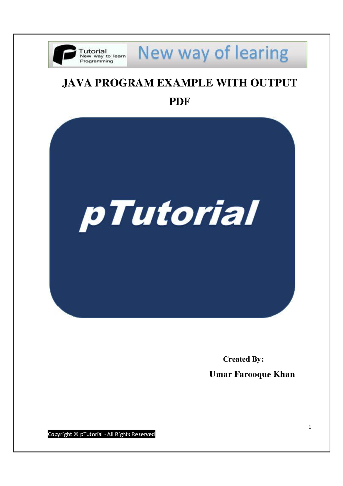 Java Program Examples with Outputs: Practical Programming Guide - Studocu