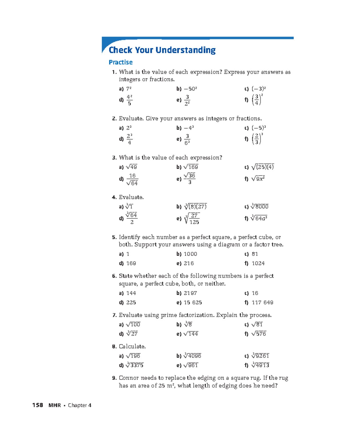 Exponents & Radicals Practice Questions (MATH 101) - Studocu