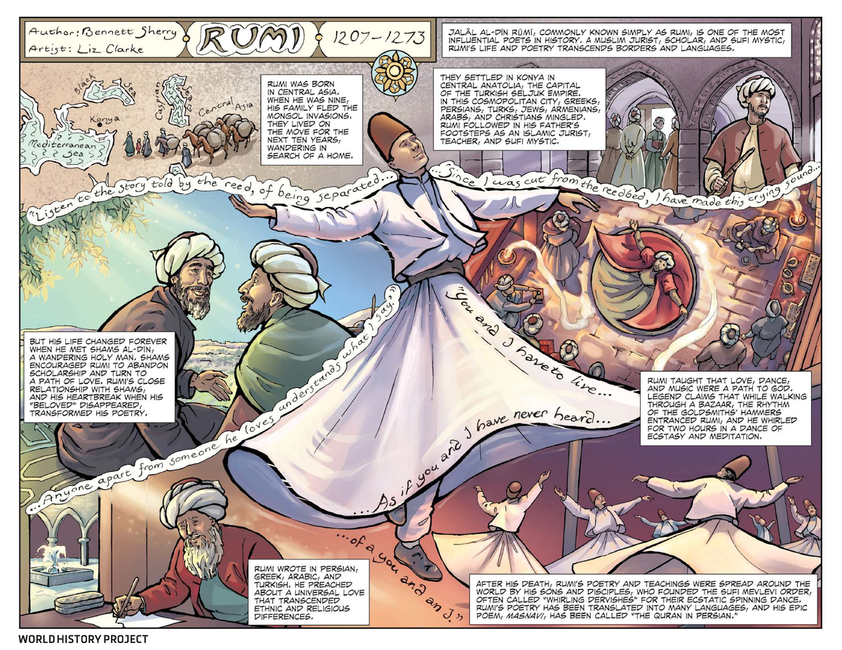 Whpap 233: Rumi - A Graphic Biography of the Mystic Poet - Studocu