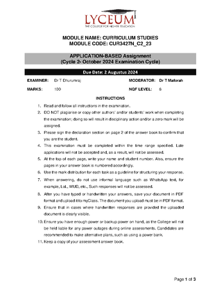 [Solved] Miss Claire is a new Grade R teacher She knows that the Grade ...