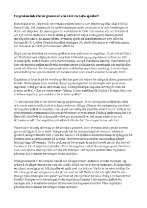 Hur har digitala medier påverkat de svenska språket utredande uppsats-3 ...