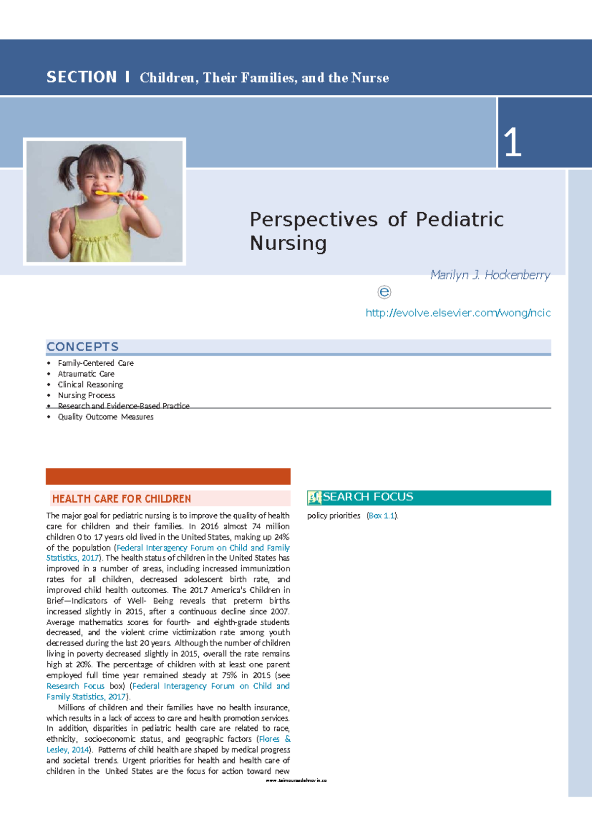 Ch 1-2 - Pediatric Nursing Concepts and Child Health Challenges - Studocu
