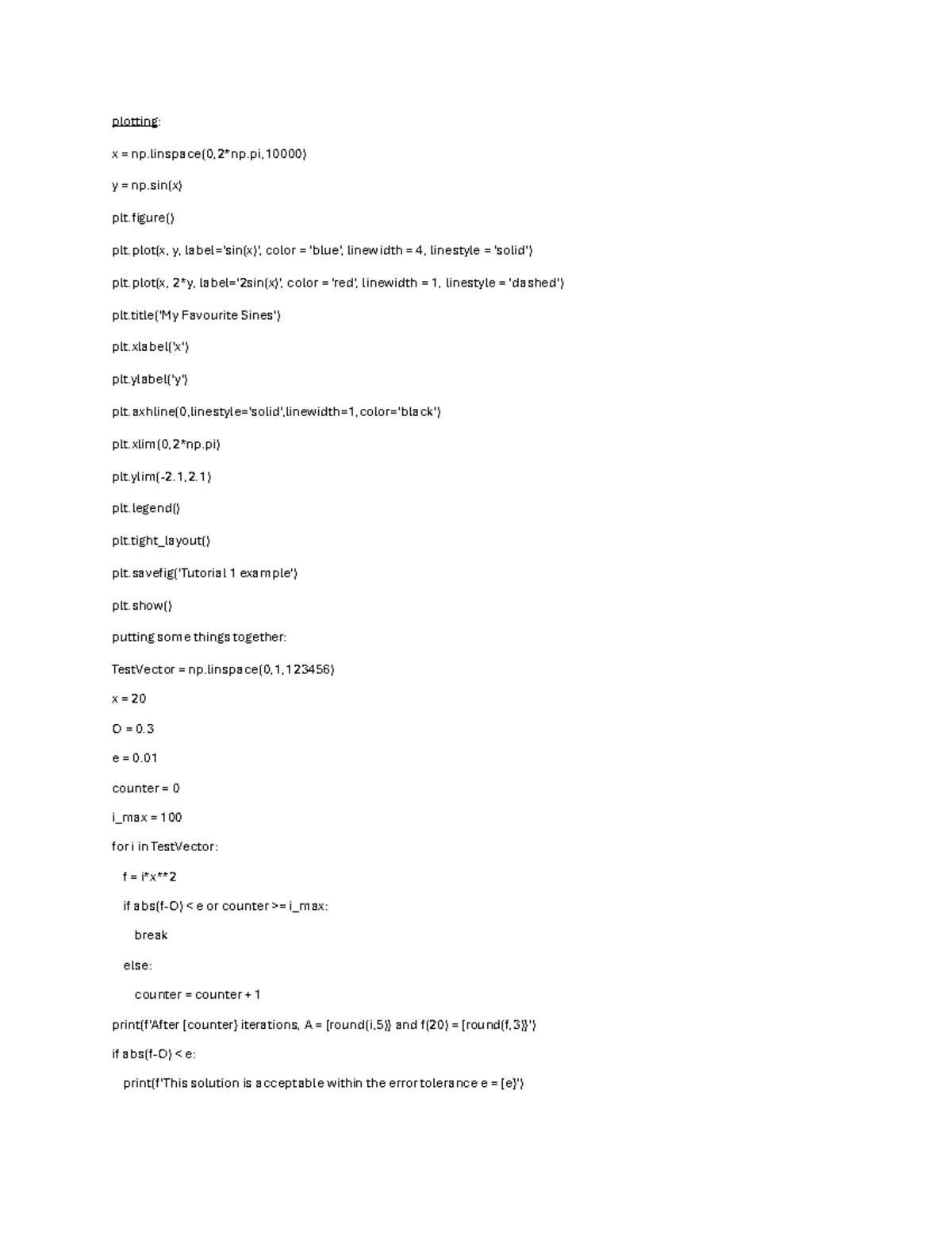 Python Fundamentals Cheat Sheet: Plotting and Visualization Techniques - Studocu