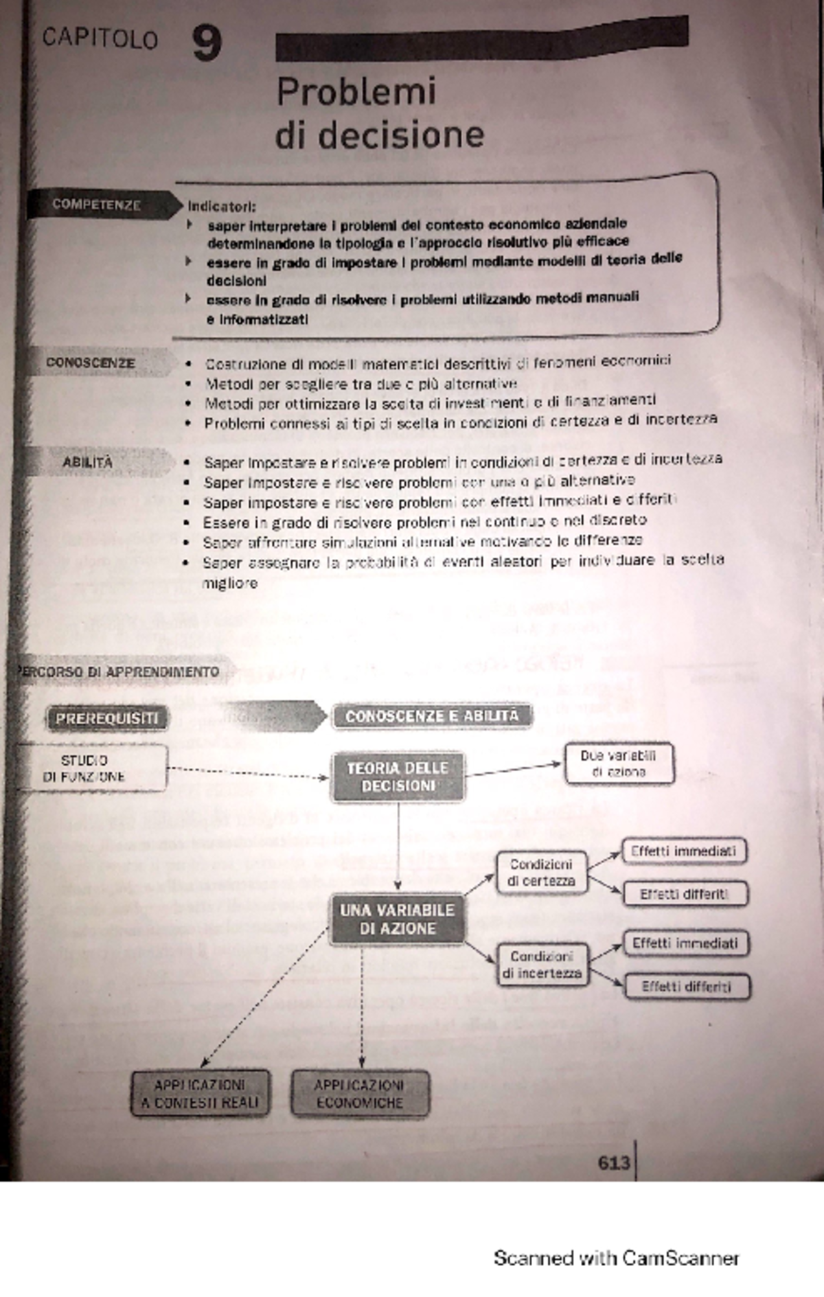 1 problemi di scelta- generale e in condizizioni di certezza ...