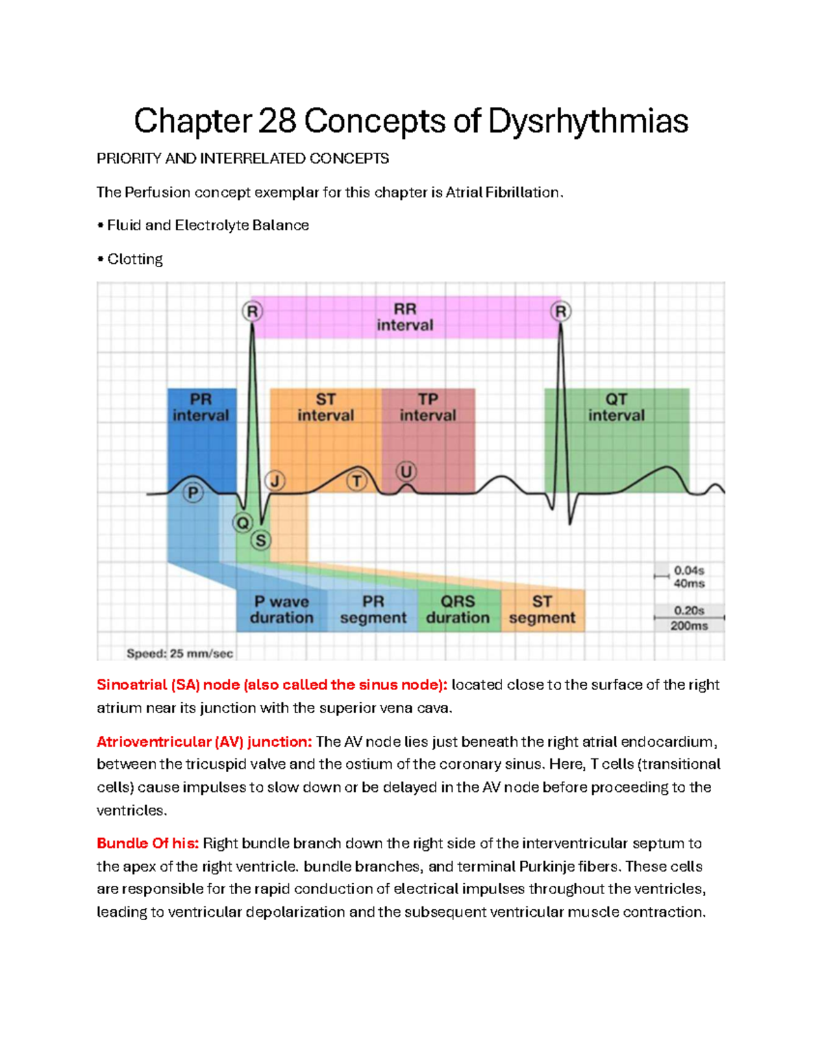 Chapter 28: Understanding Dysrhythmias and Atrial Fibrillation Concepts ...