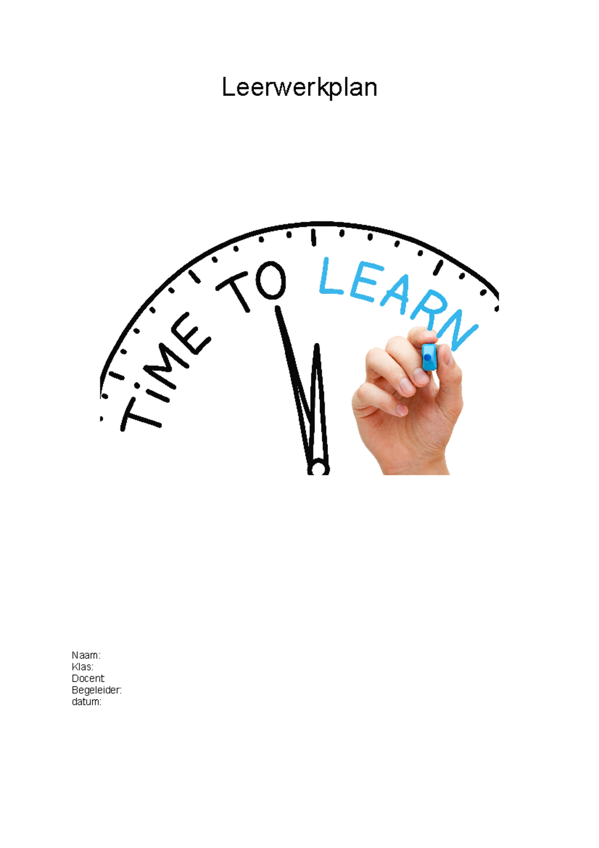 Leerwerkplan Stage: Reflecties en Leerdoelen SJD-Competenties - Studeersnel