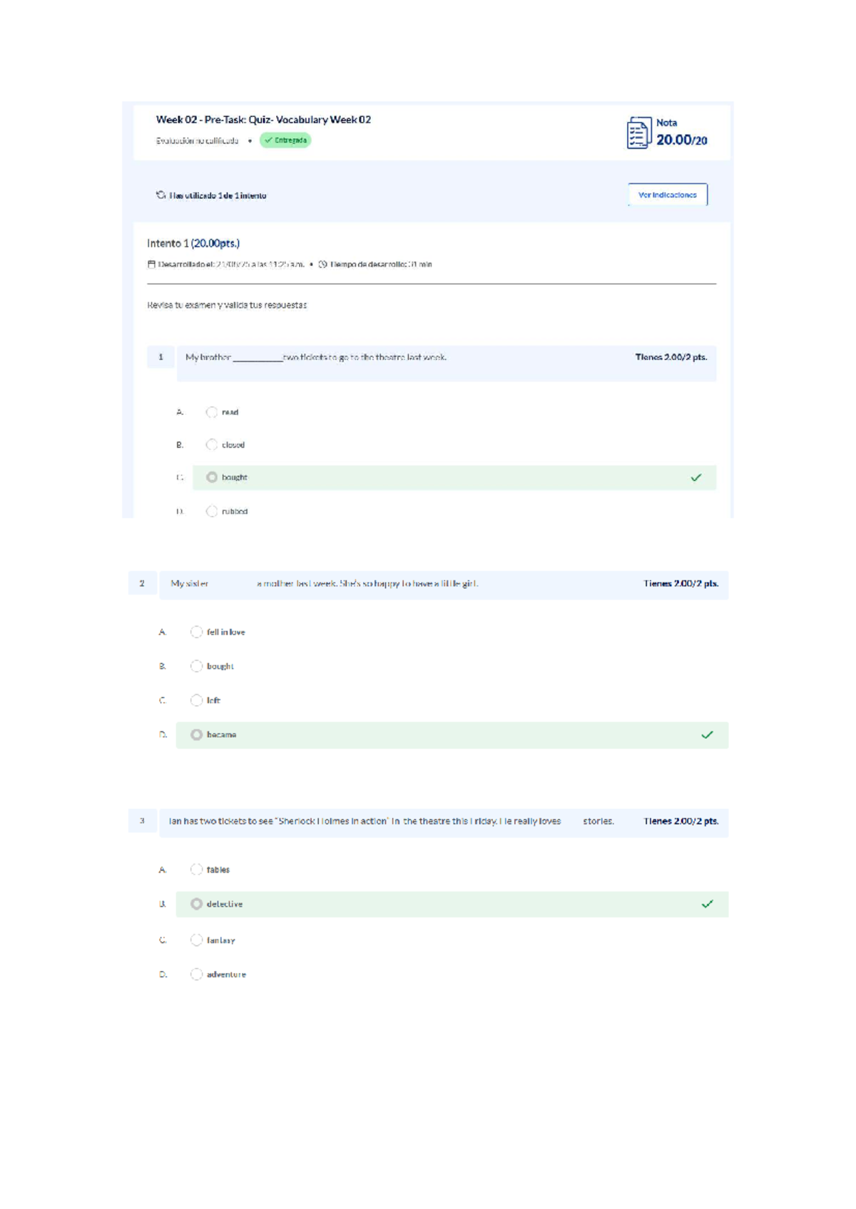 Week 02 - Pre-Task Quiz: Vocabulary Assessment - Studocu