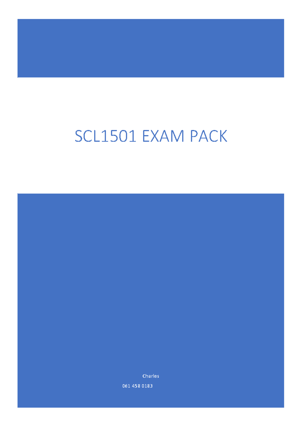 SCL1501 2018 Final Exam Study Notes on Law Concepts and Cases - Studocu