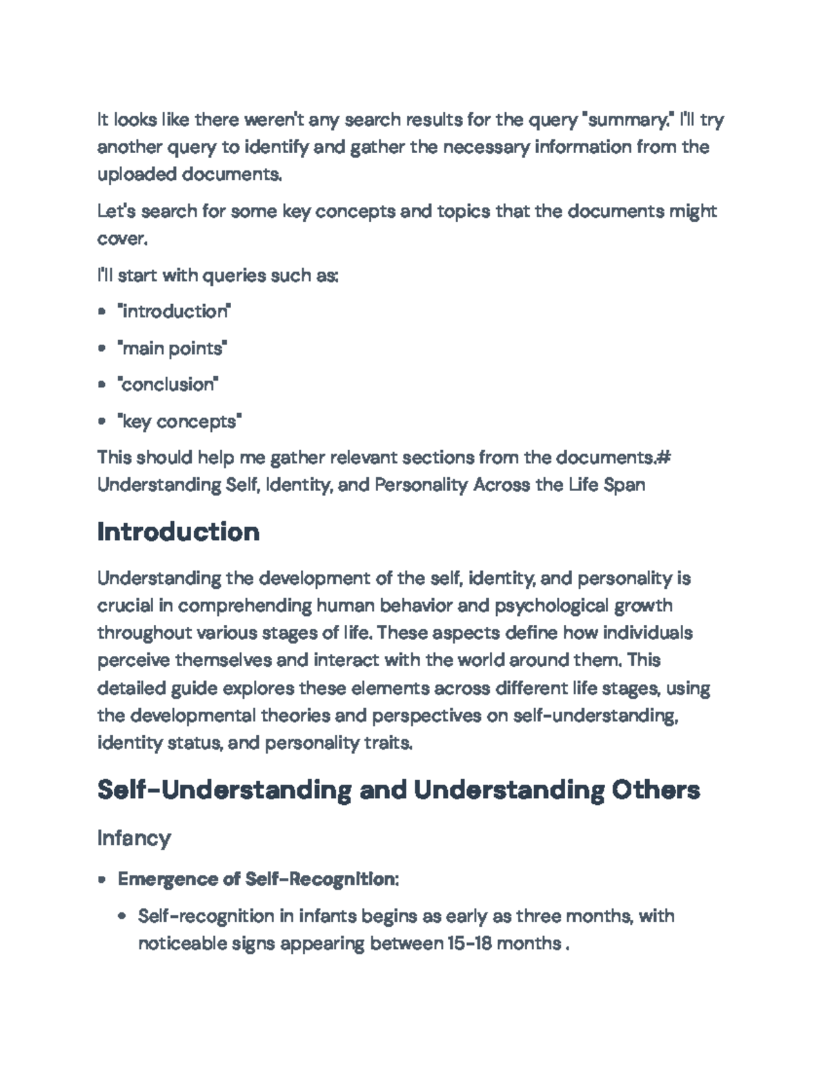 Understanding Self, Identity, and Personality Development (PSY 101 ...