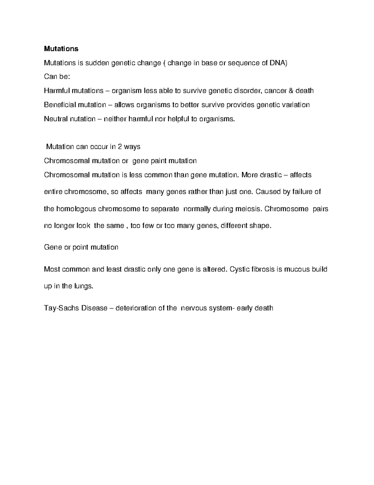 Mutations 110612 - Cabugawan - Mutations Mutations is sudden genetic ...