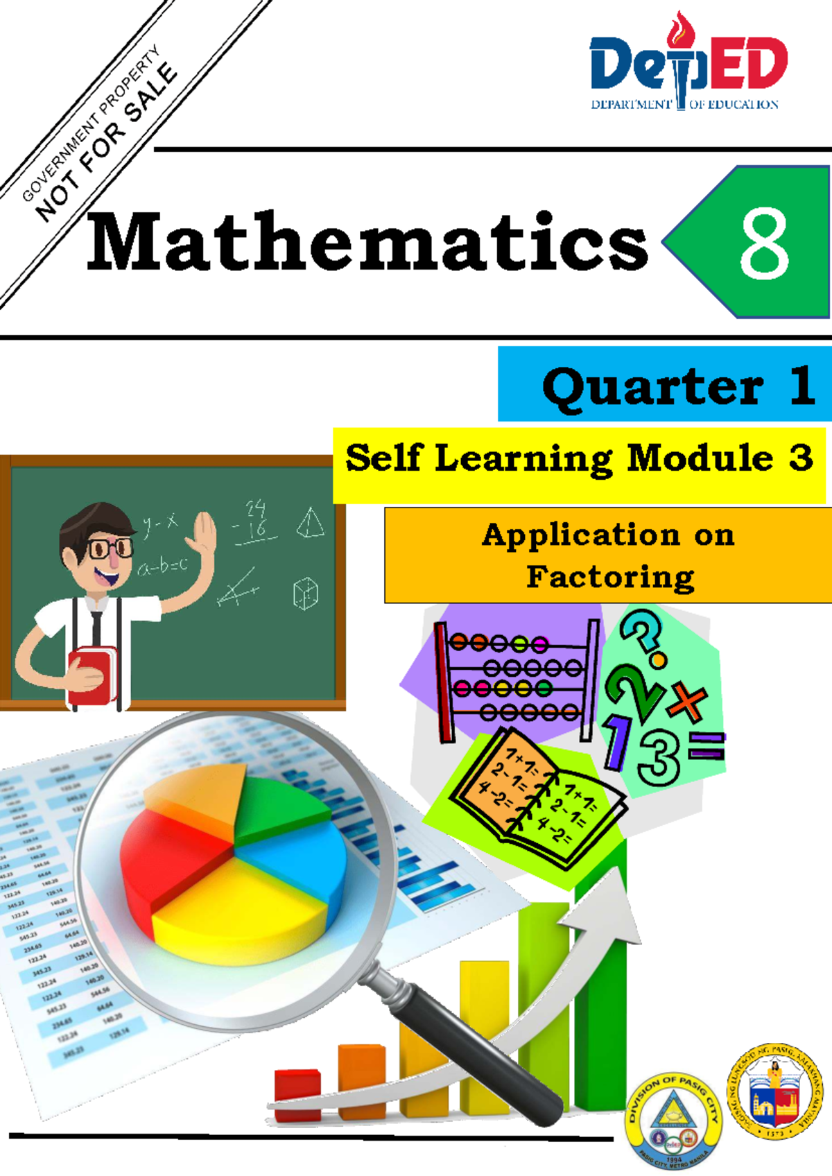 Math 8 Q1 M3: Application of Factoring Module - Studocu
