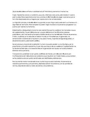 [Solved] Explica la naturaleza tica del ser humano Distingue las posturas - Ética Profesional ...