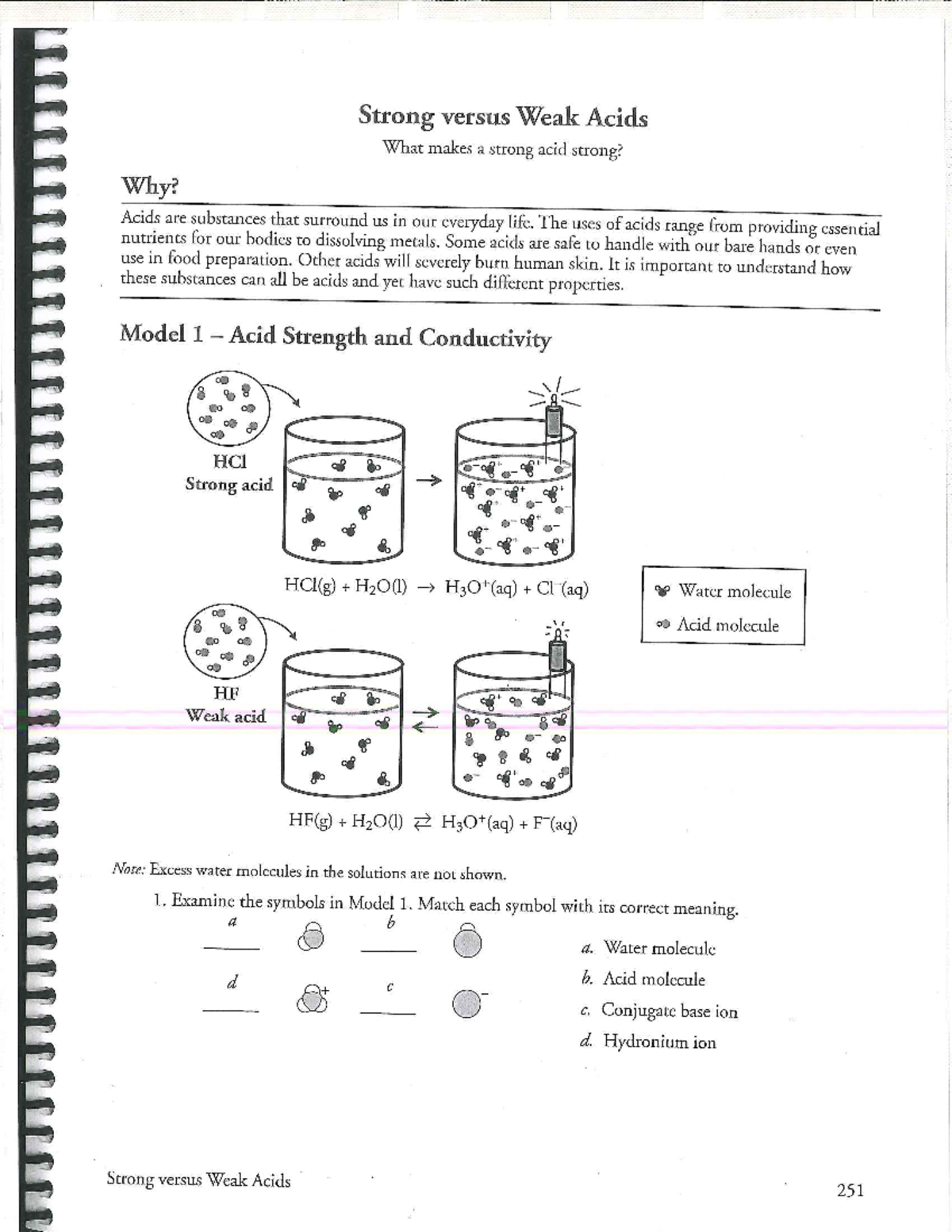 Strong vs. Weak Acids: Understanding Acid Strength and Properties - Studocu