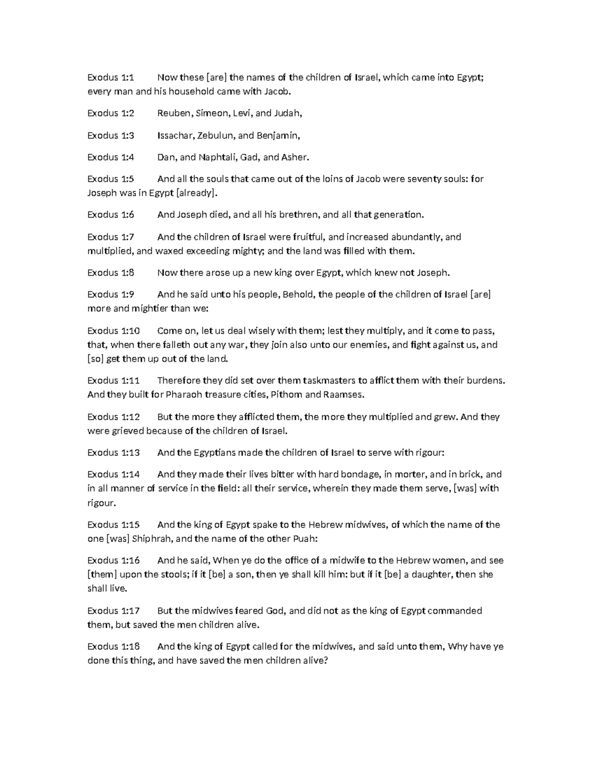 Exodus 1-12: The Story of Israel's Deliverance from Egypt - Studocu