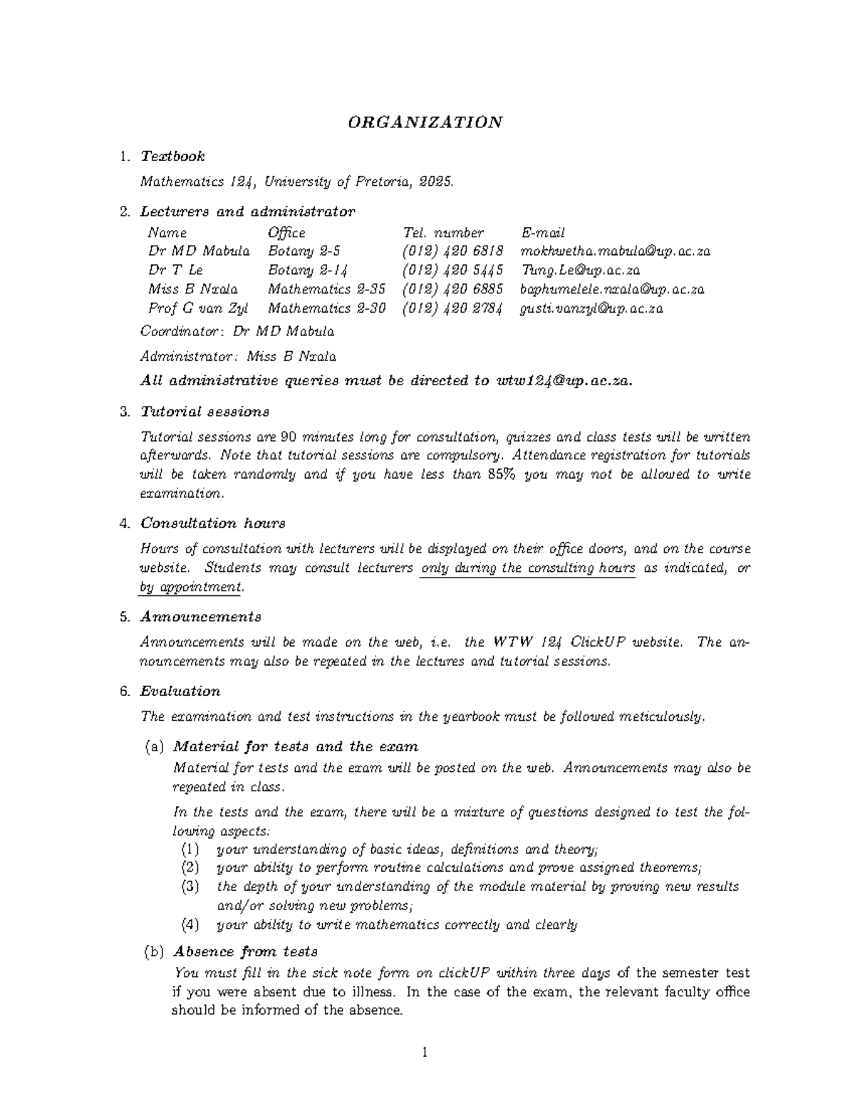 2025 WTW 124 Study Guide: Mathematics Course Overview - Studocu