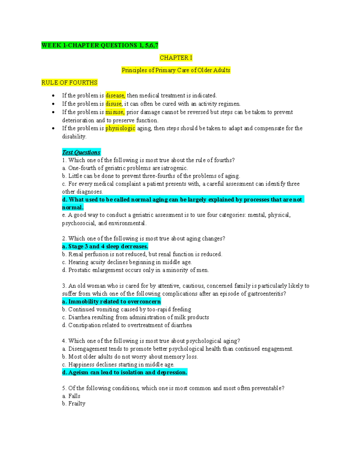 Updated SOAP Note for iHuman Week 2 NR601: Intermittent Chest Pain Case ...