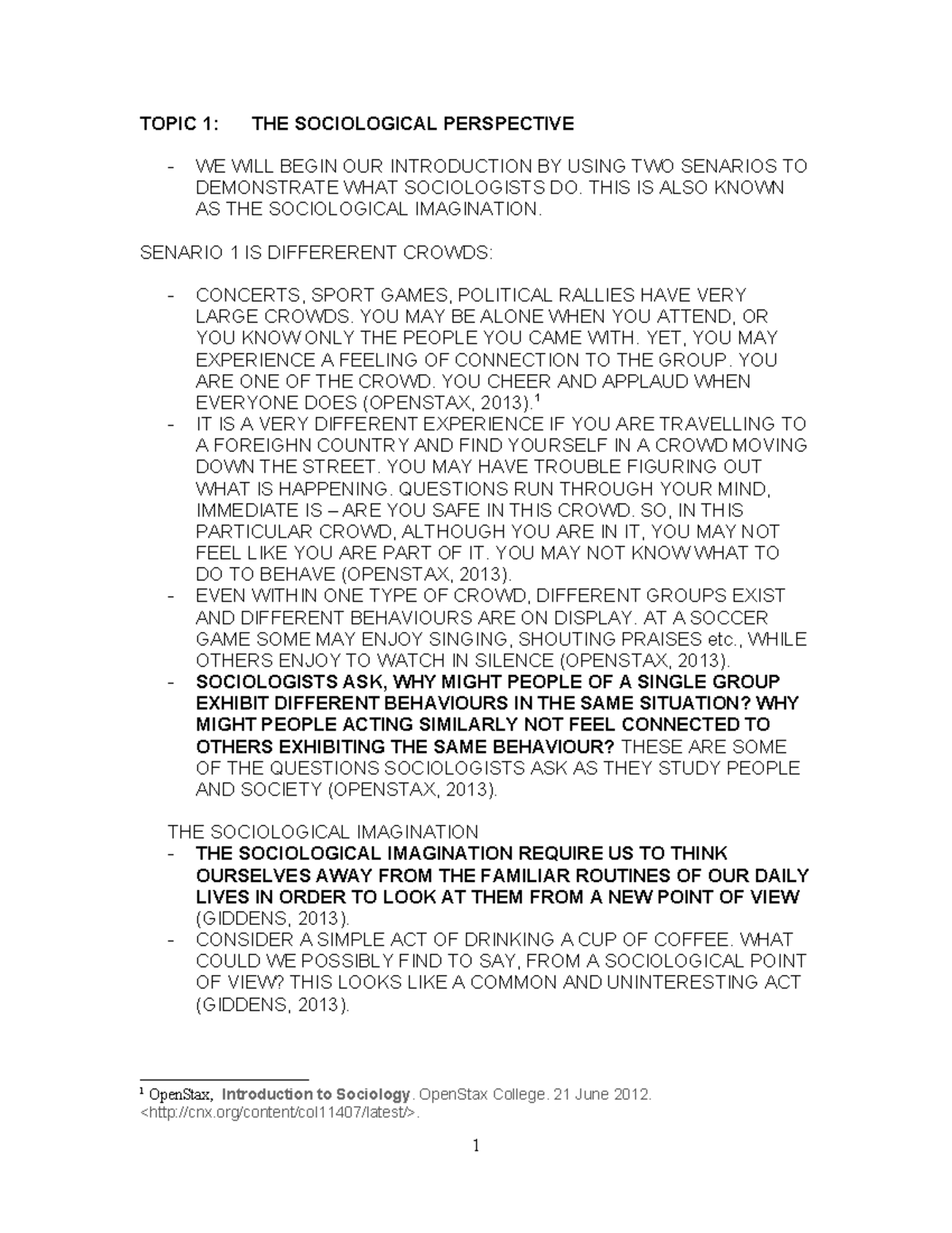 SOC111 Final Exam Notes: Exploring the Sociological Perspective - Studocu