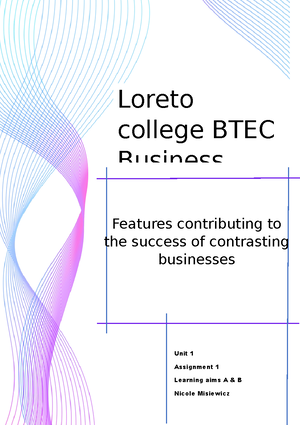 Assigment final sainsbury - Nicole Misiewicz 12T Recruitment and ...