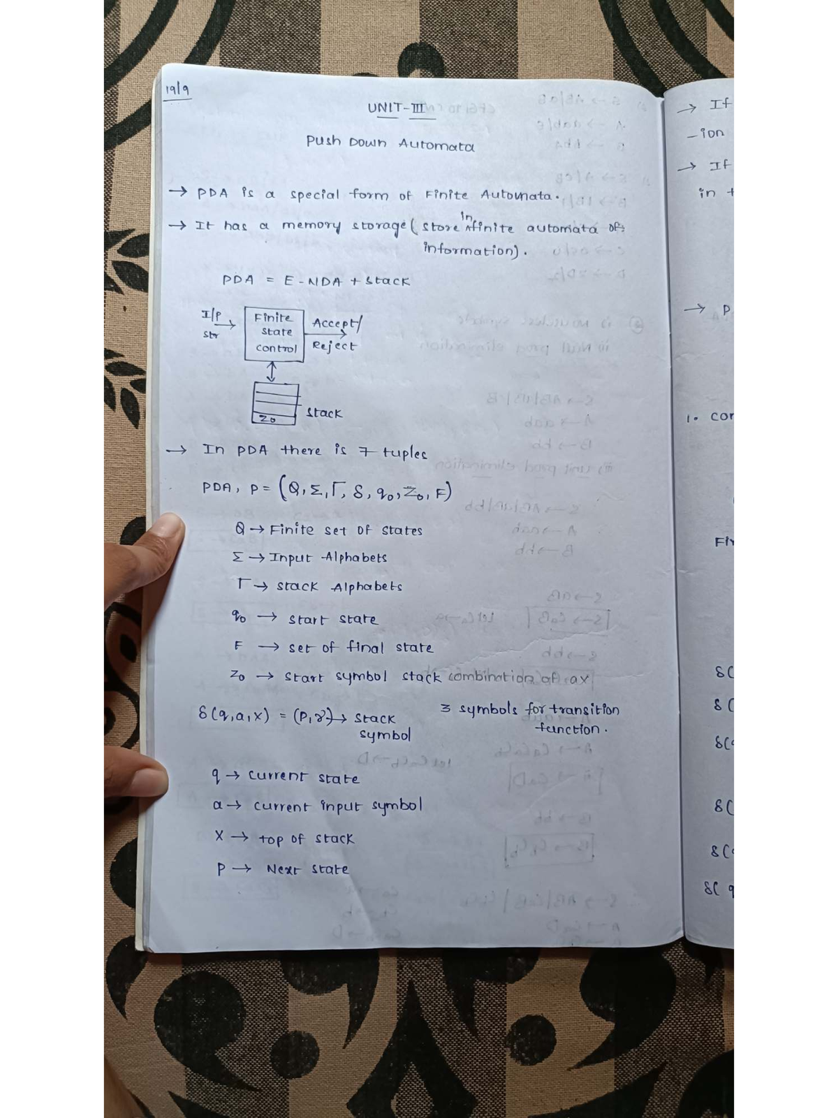 PDA and Turing Machines: Comprehensive Study Notes for CS 101 - Studocu