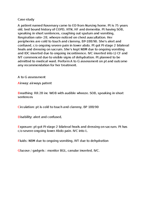 [Solved] In the acute sector in Australia the APINCHS acronym and ...