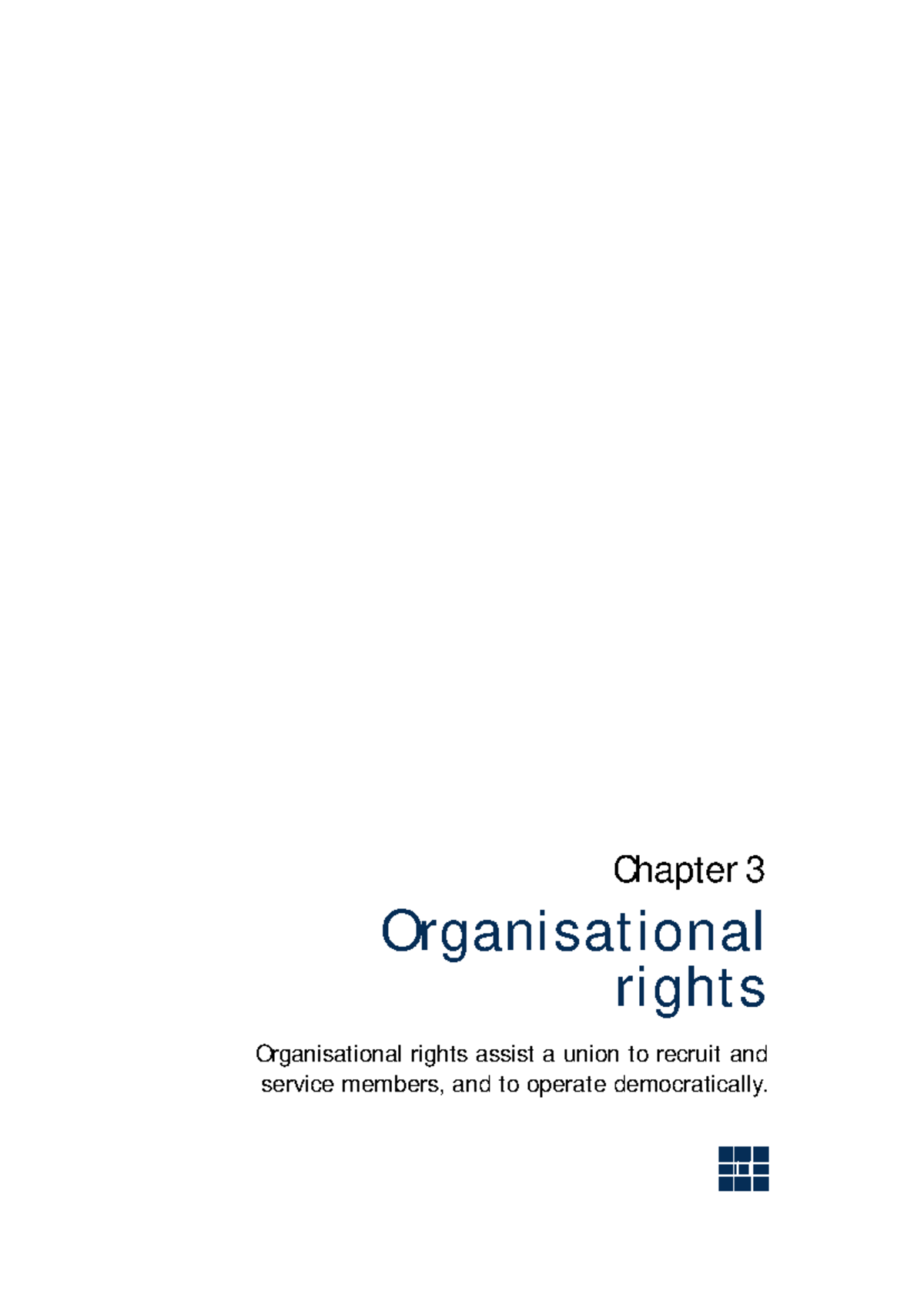 LRA Chapter 3: Organisational Rights & Union Membership Insights - Studocu