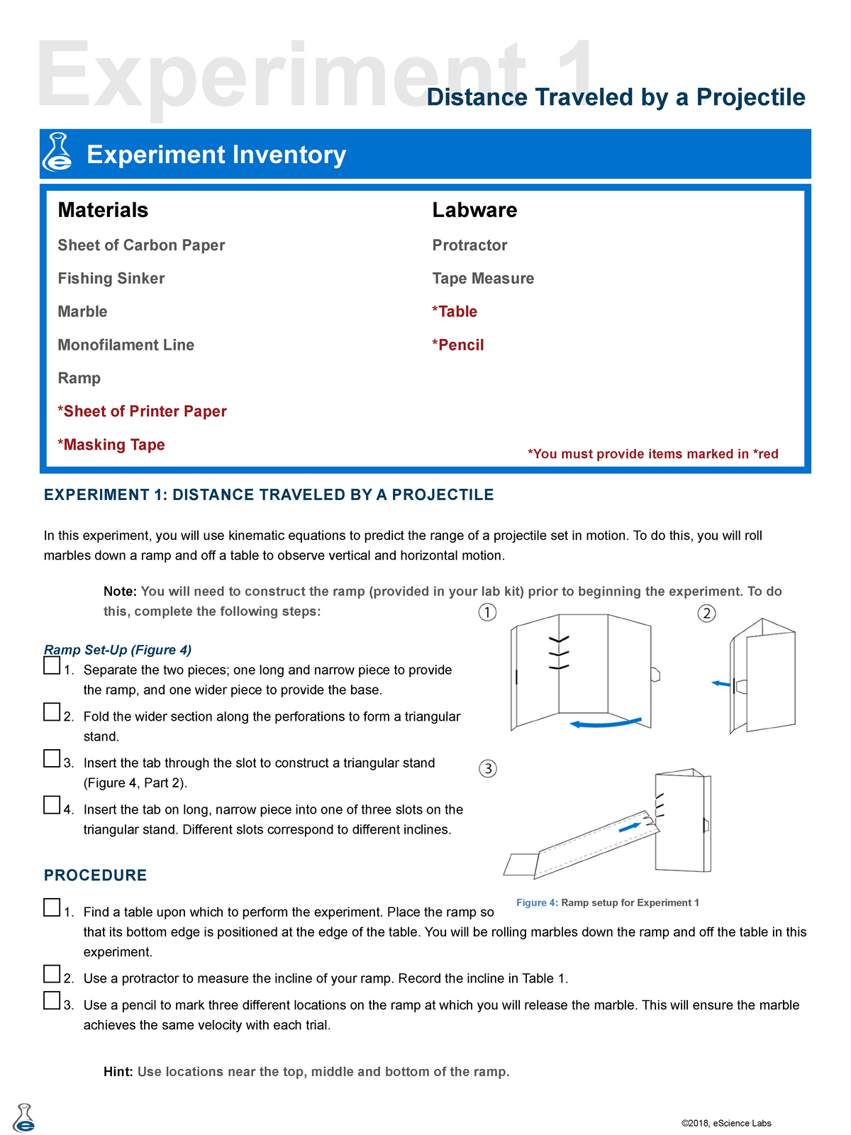 IP 2020 L05 Exp01: Analyzing Projectile Distance in Motion Experiment ...
