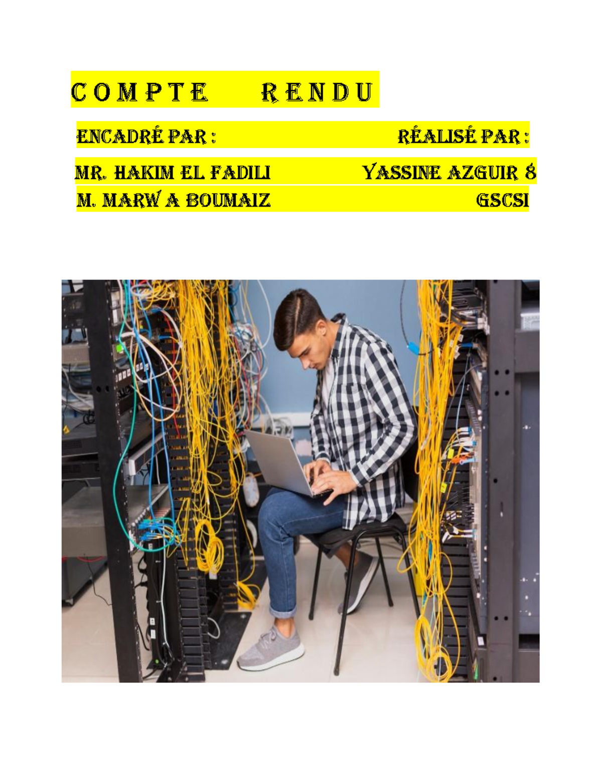 TP ICMP et Ping - Yassine AZGUIR - 8 GSCSI - Studocu