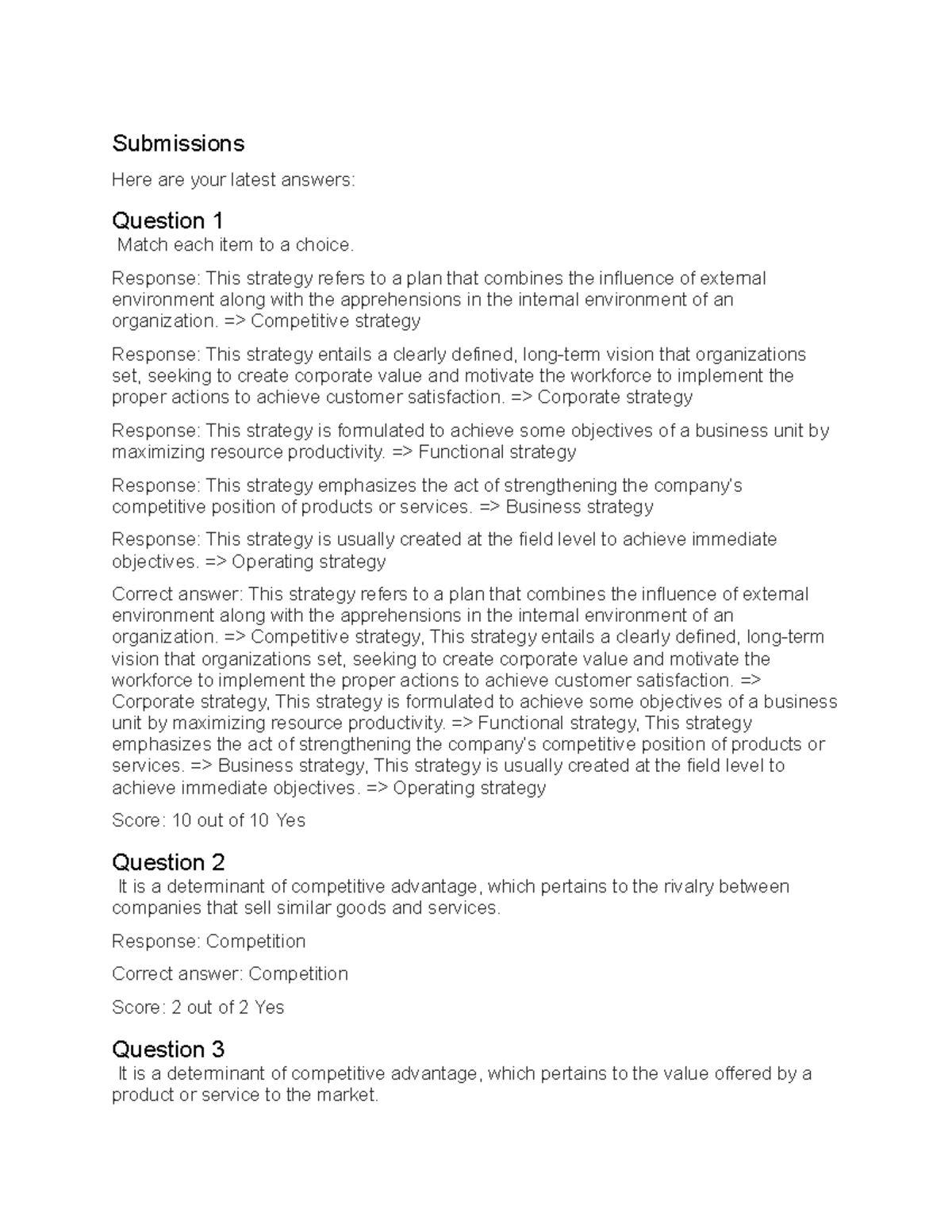 01 Review 1 - Assessment Task: Competitive Strategy Insights - Studocu