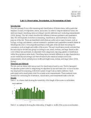 Lab 7 - Photosynthesis and Cellular Respiration Lab example ...