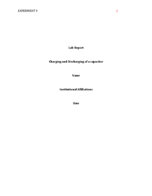 Lab report 4 compound pendulum experiment - DATE: 19 Dec 2021 NATIONAL ...