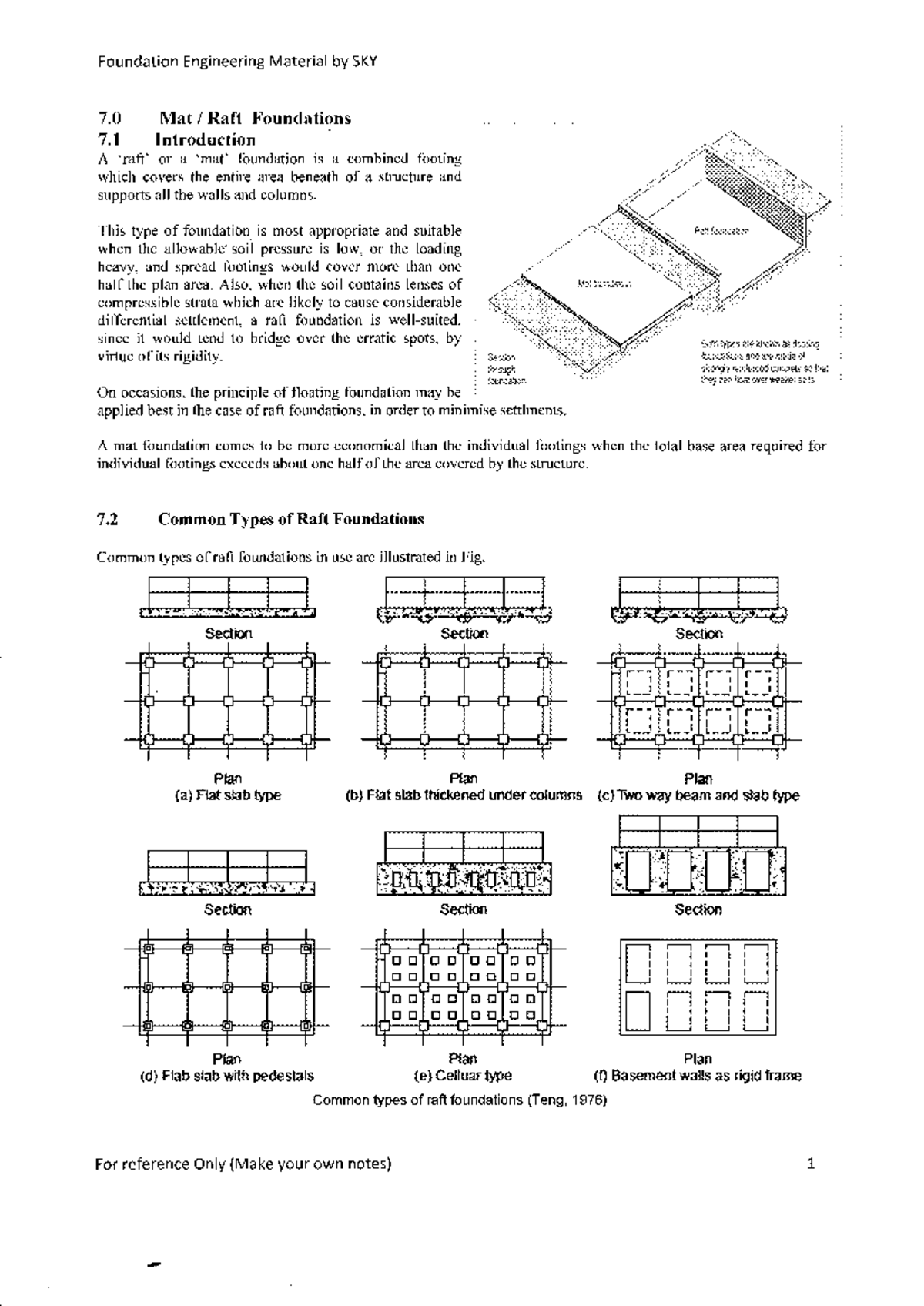 Ch7-Mat Raft Foundations - SKY 7.0 Engineering Material Overview - Studocu
