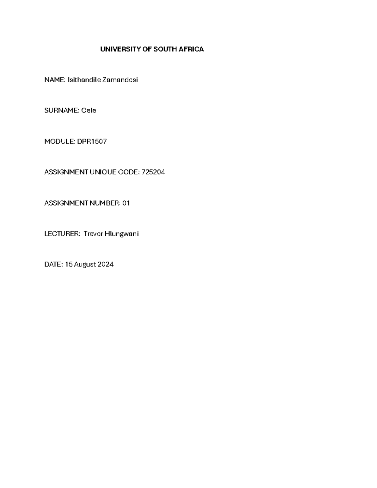 DPR1507 Assignment 01: Media & Social Media in Public Relations - Studocu