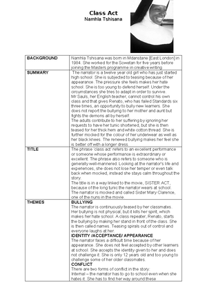 ENGLISH FAL GRADE 12 MIND THE GAP STUDY GUIDE: SHORT STORIES ANALYSIS ...