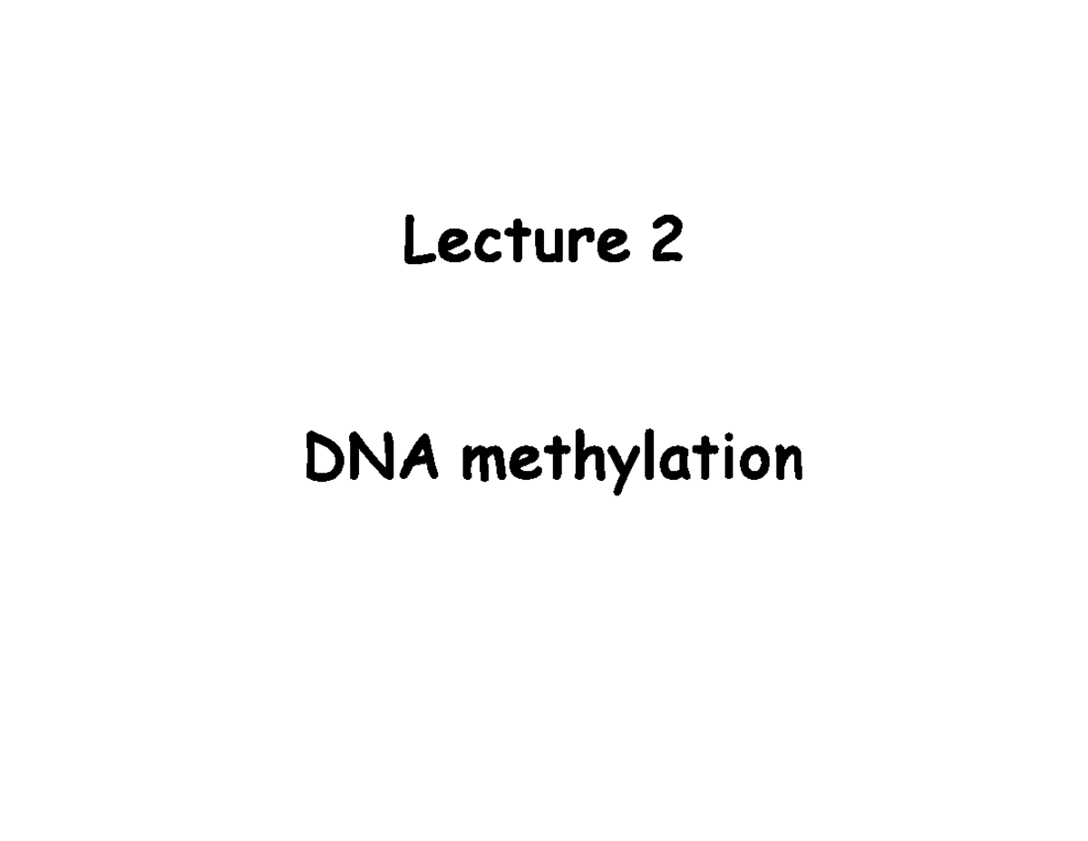 Dynamic Changes in DNA Methylation During Embryonic Development ...