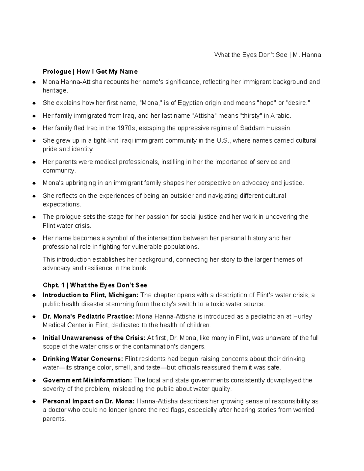 What the Eyes Don’t See - Notes for What the Eyes Don't See - What the ...