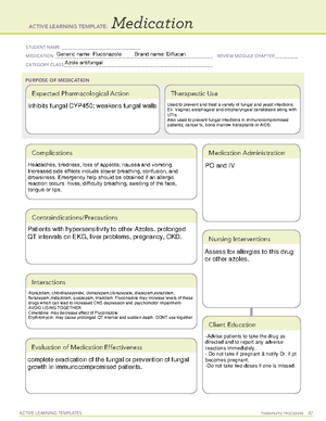 Active Learning Template medication Diazepam - ACTIVE LEARNING ...