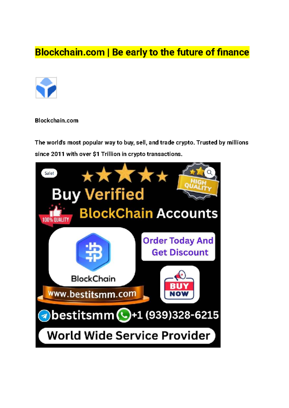 The Ultimate Guide to Verified Blockchain Accounts: USA, UK, CA, AUS ...