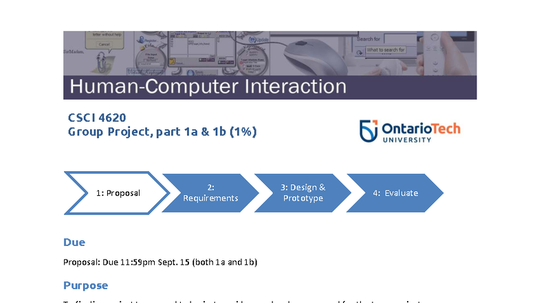 CSCI 4620 Group Project 1a & 1b: Proposal & Requirements Notes - Studocu