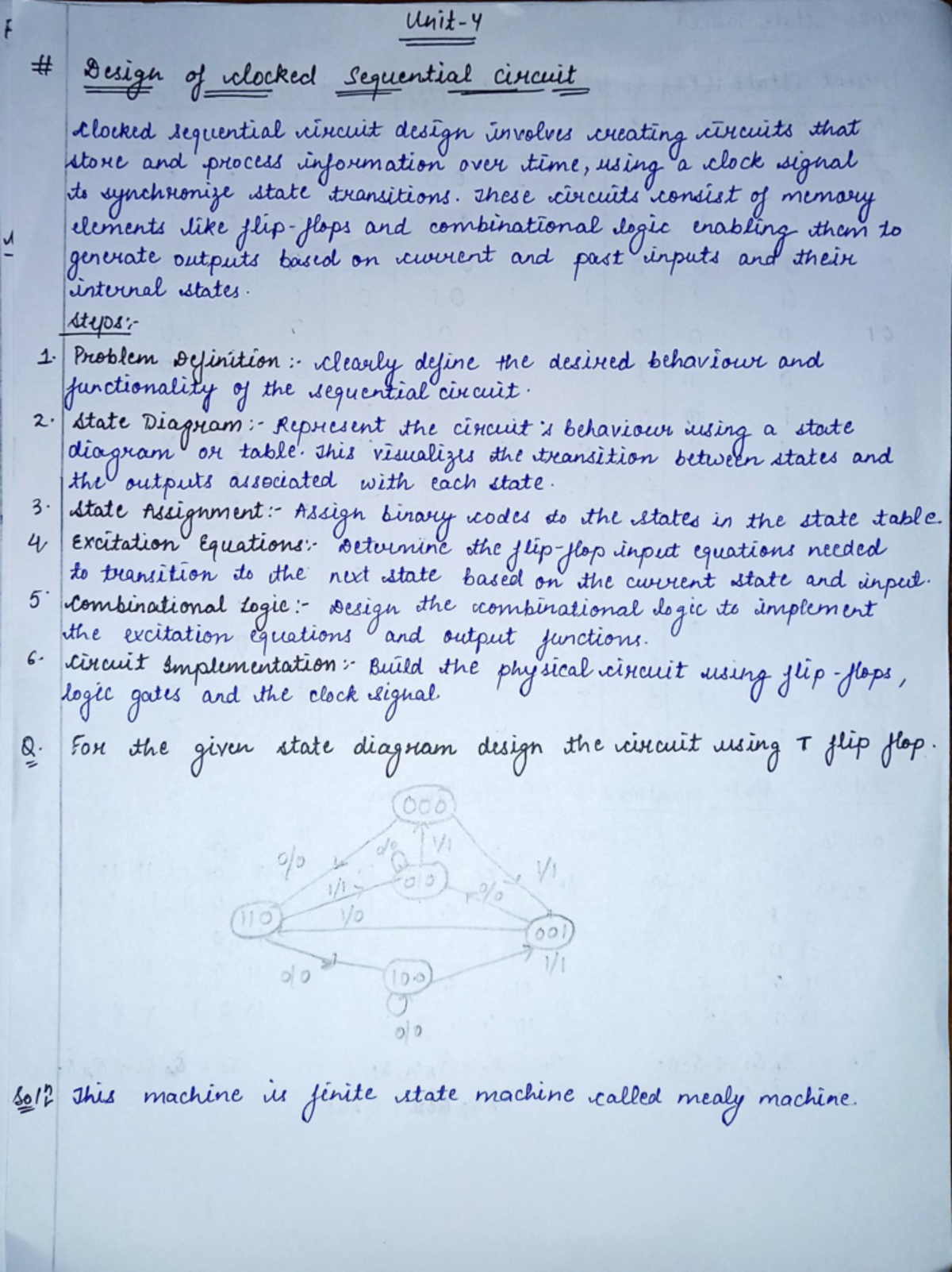 DE [Unit -4] - Lecture Notes on Sequential Circuit Design and Hazards ...