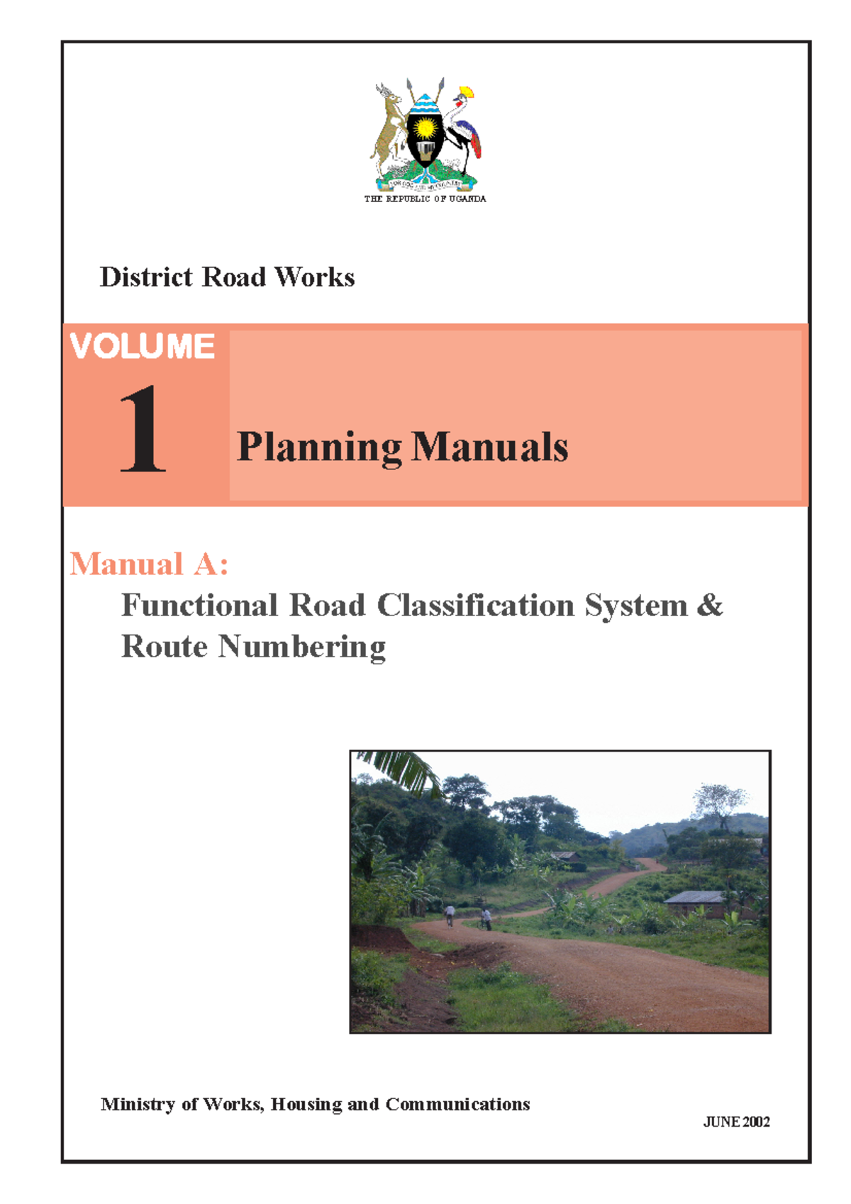 Functional Road Classification System & Route Numbering - Vol 1 A - Studocu