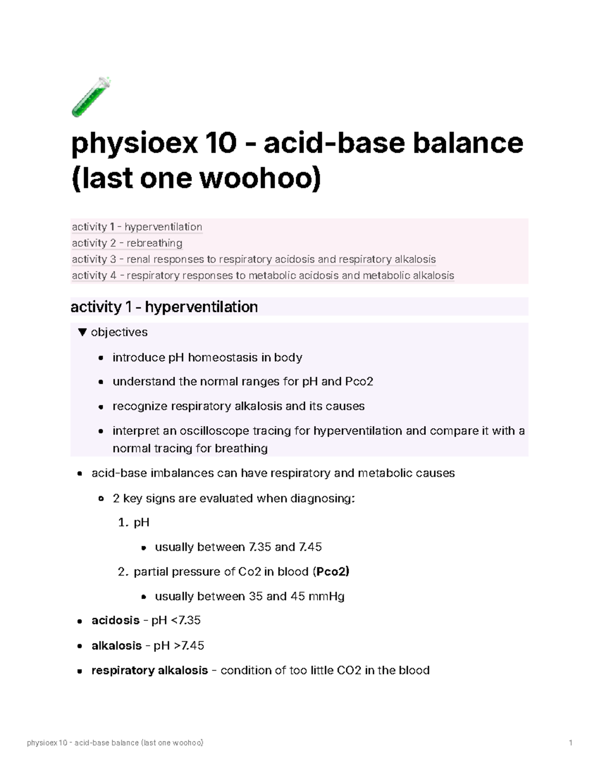 Physioex 10 - acid-base balance - 🧪 physioex 10 - acid-base balance ...